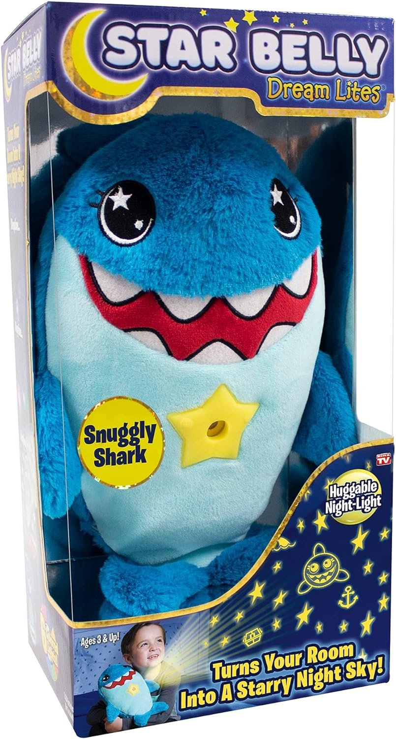 ONTEL Star Belly Dream Lites Snuggly Blue Shark Epilson Wholesale
